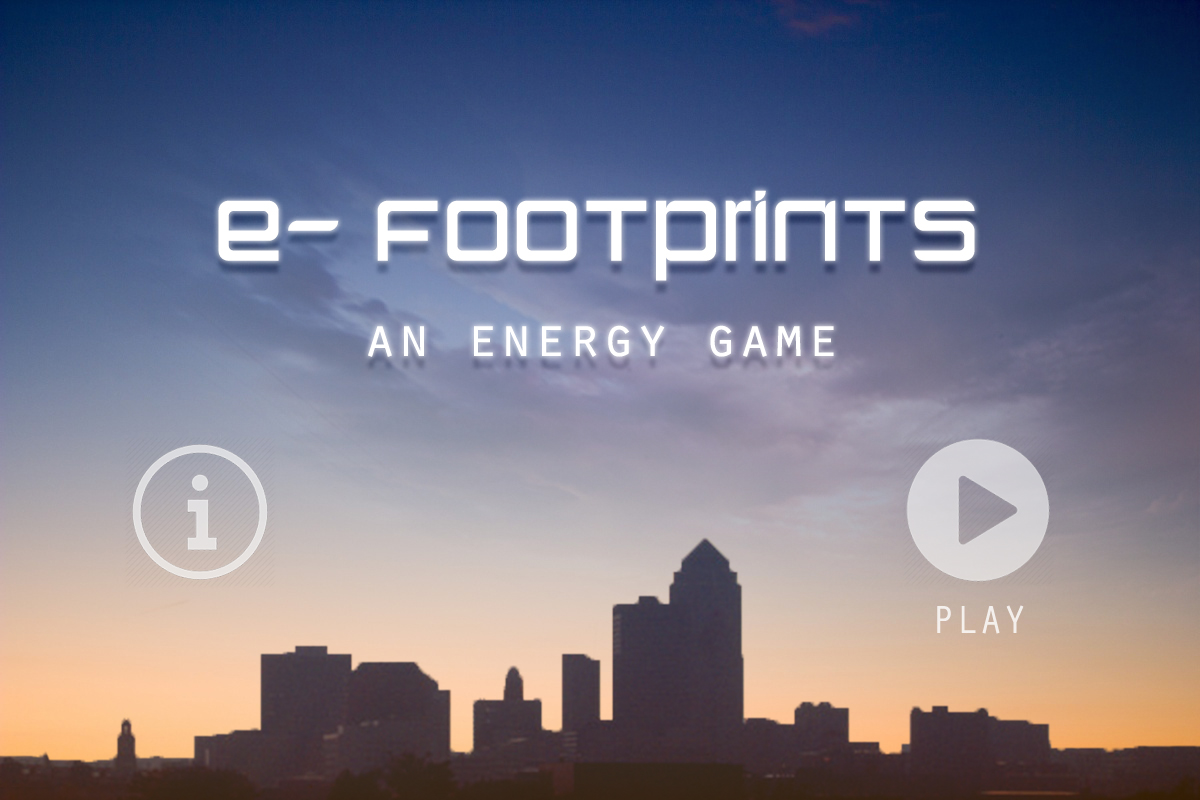 We just finished our e-footprints energy game – Geogames Lab